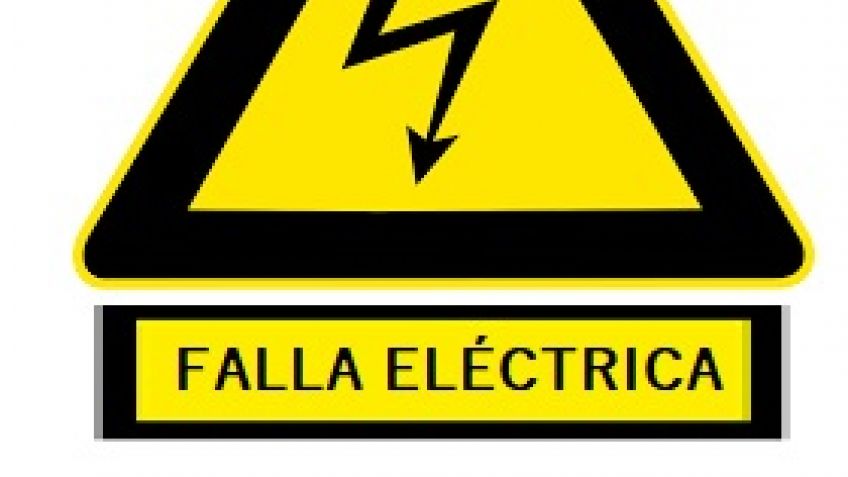 Falla en el sistema eléctrico